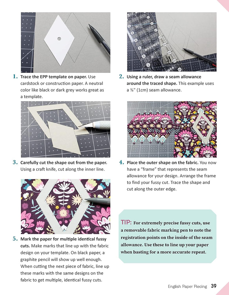 Ultimate Paper Piecing Reference Guide by Carolina Moore – Maleny Magic ...